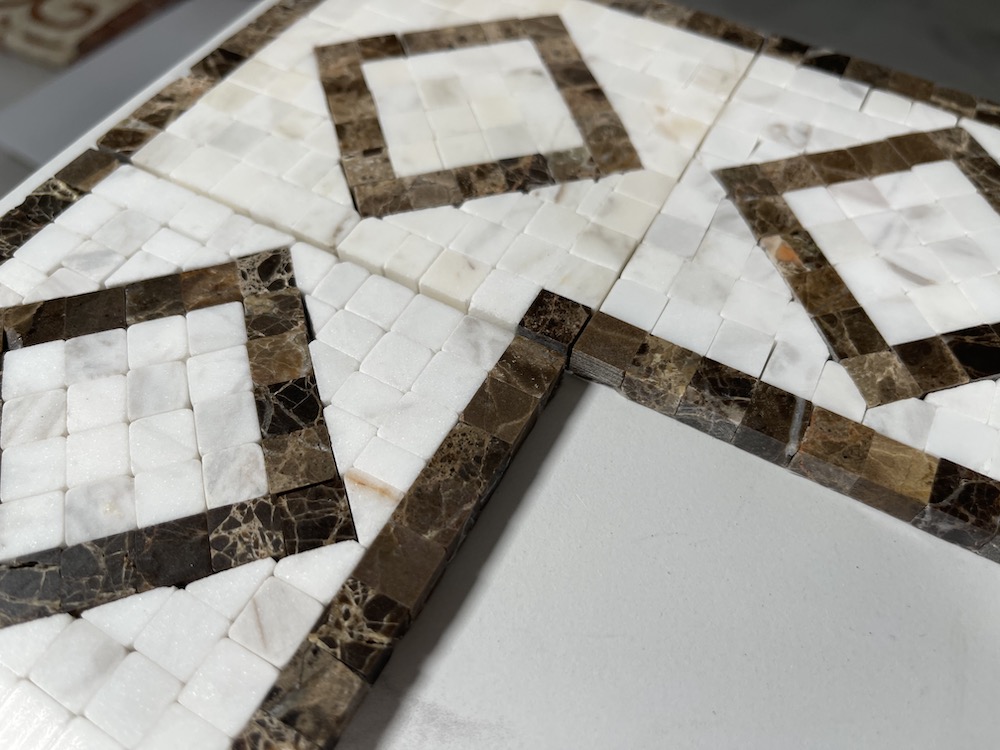 marble floor border design