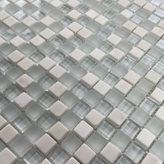 Glass Mosaic Tile - Marble Mix Glass Tile | Stone Center Online
