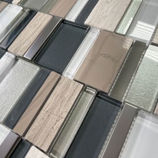 Glass Mosaic Tile - Marble Mix Glass Tile | Stone Center Online
