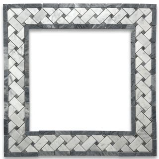 Carrara White Marble Mosaic Border Listello Tile