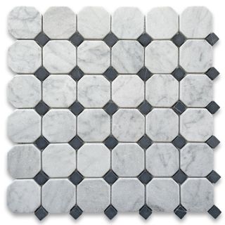 Octagon / Octave Marble Mosaic Tile | Stone Center Online