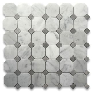 Octagon / Octave Marble Mosaic Tile | Stone Center Online