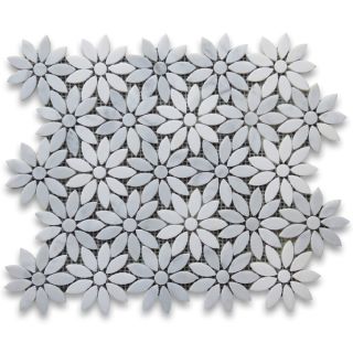 Marble Flower / Leaf Mosaic Tile | Stone Center Online