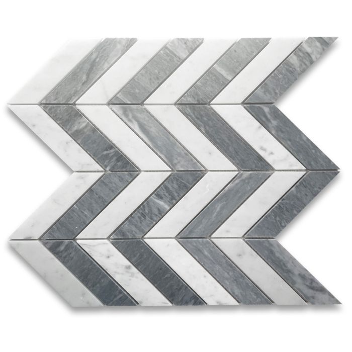 Black And Gray Chevron Pattern