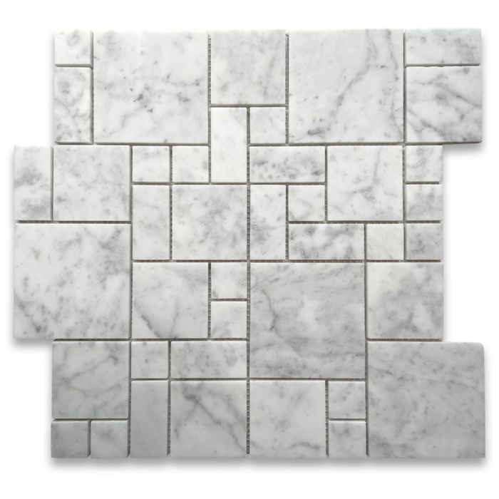 Hopscotch Tile Pattern Backsplash