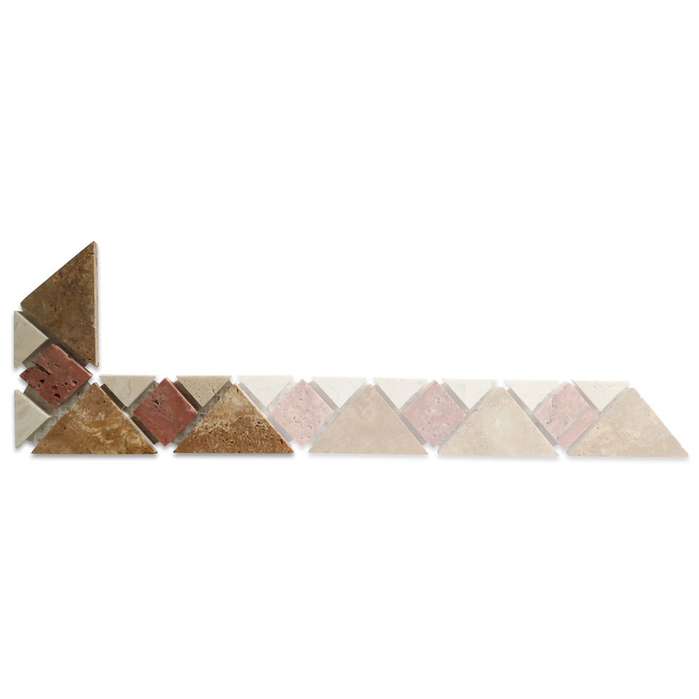 Mosaic Border Listello Tile - Stone Center Online
