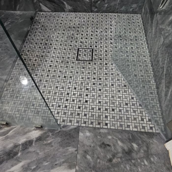 pinwheel tile layout