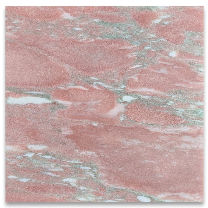 Norwegian Rose Pink Marble 12x12 Tile Honed - Stone Center Online