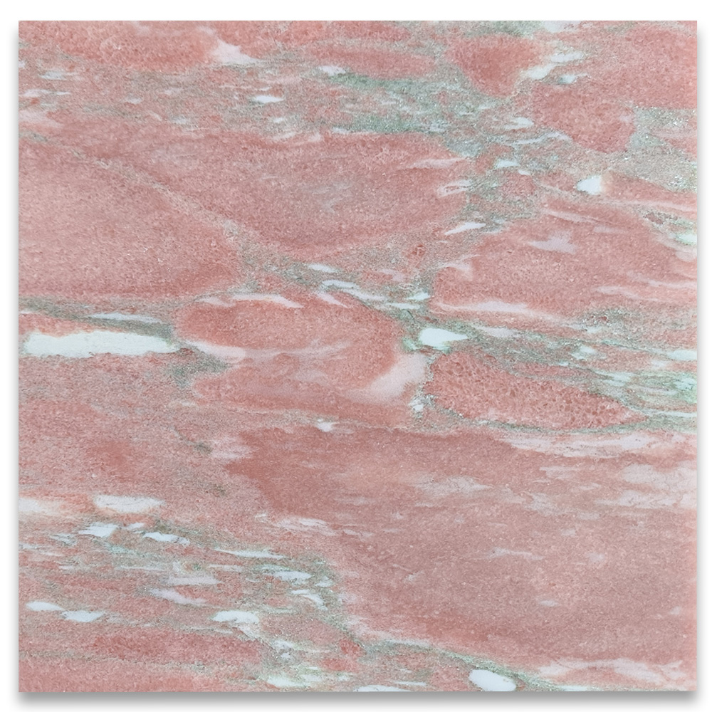 Norwegian Rose Pink Marble 12x12 Tile Honed - Stone Center Online
